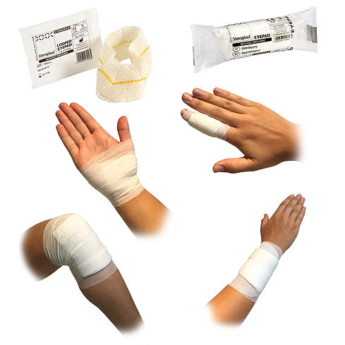 STEROPAX NHS GRADE PREMIUM QUALITY FIRST AID WOUND BANDAGE DRESSINGS ...