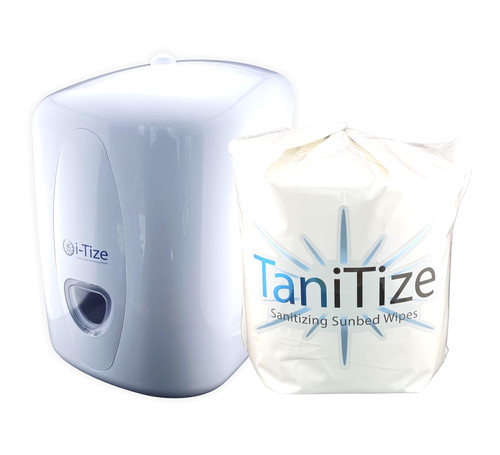 TaniTize Wipe Dispenser + 500 Wipe Refill Pack | i-Tize Wipes UK