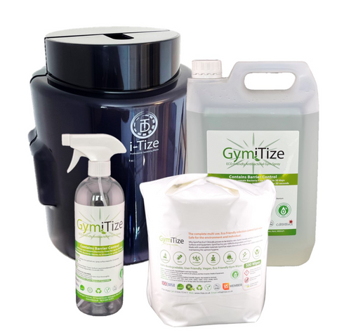 GymiTize Eco Friendly Gym Wipes and Spray (Small Bundle) | i-Tize Wipes UK