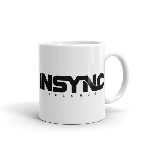 White glossy mug | Insync Records