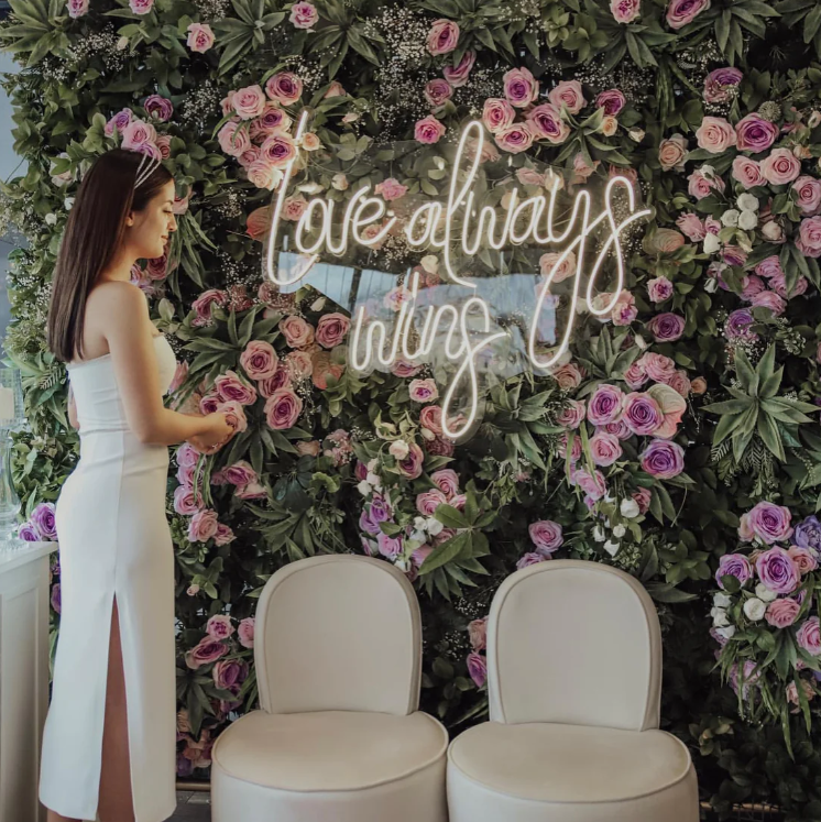 Aria Flower Wall | Flower Walls YYC
