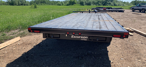 18’ Rainbow Excursion Deck over Bumper Hitch | Assiniboine Trailers