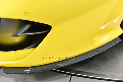 812 Superfast Carbon Fiber Front Aero Lip Splitter Set 2pc | euroteck ...