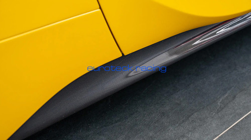 SF90 Carbon Fiber Side Skirts / Rocker Panels | euroteck-racing-llc