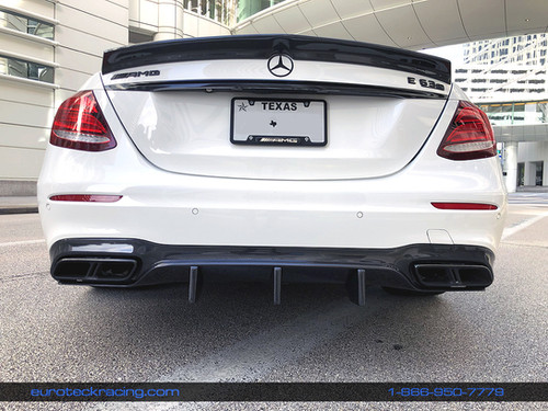 W213 E63/S Carbon Fiber Rear Diffuser | euroteck-racing-llc