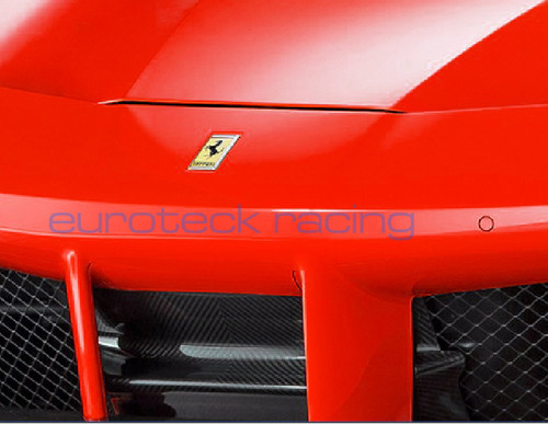 488 GTB / Spider Carbon Fiber Front Bumper Center Air Intake Splitter ...