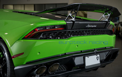 Huracan Carbon Fiber Rear Wing - Available in Forged Carbon | euroteck ...