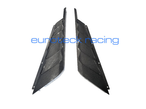 Huracan Carbon Fiber Rear Bonnet Engine Cover Vents Louver Panels ...