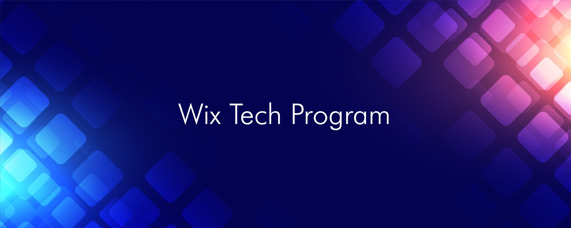 Wix Tech Program | Wixオンライン講座