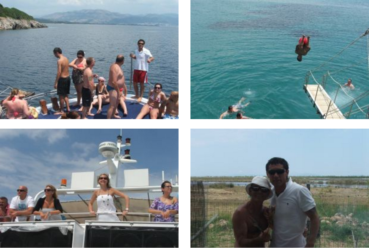 Corfu Cruises Photos, Corfu Boat trips photos, Captain Theo Photos