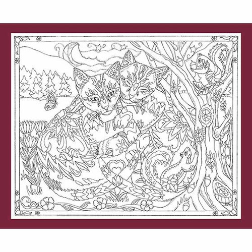 "Cuddling Kitties" | colormeyourway