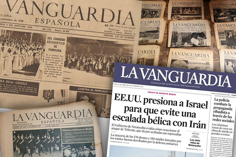 El periódico LA VANGUARDIA del día que naciste. Un viaje a través del ...