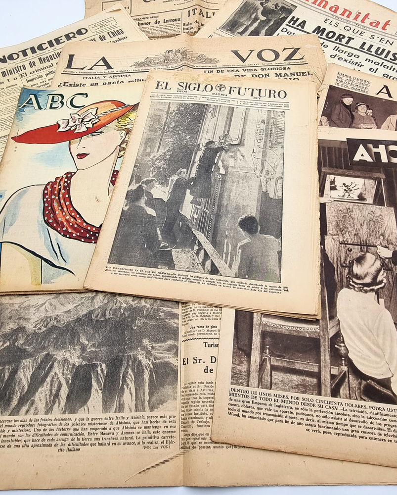 Revistas y periódicos antiguos 1935
