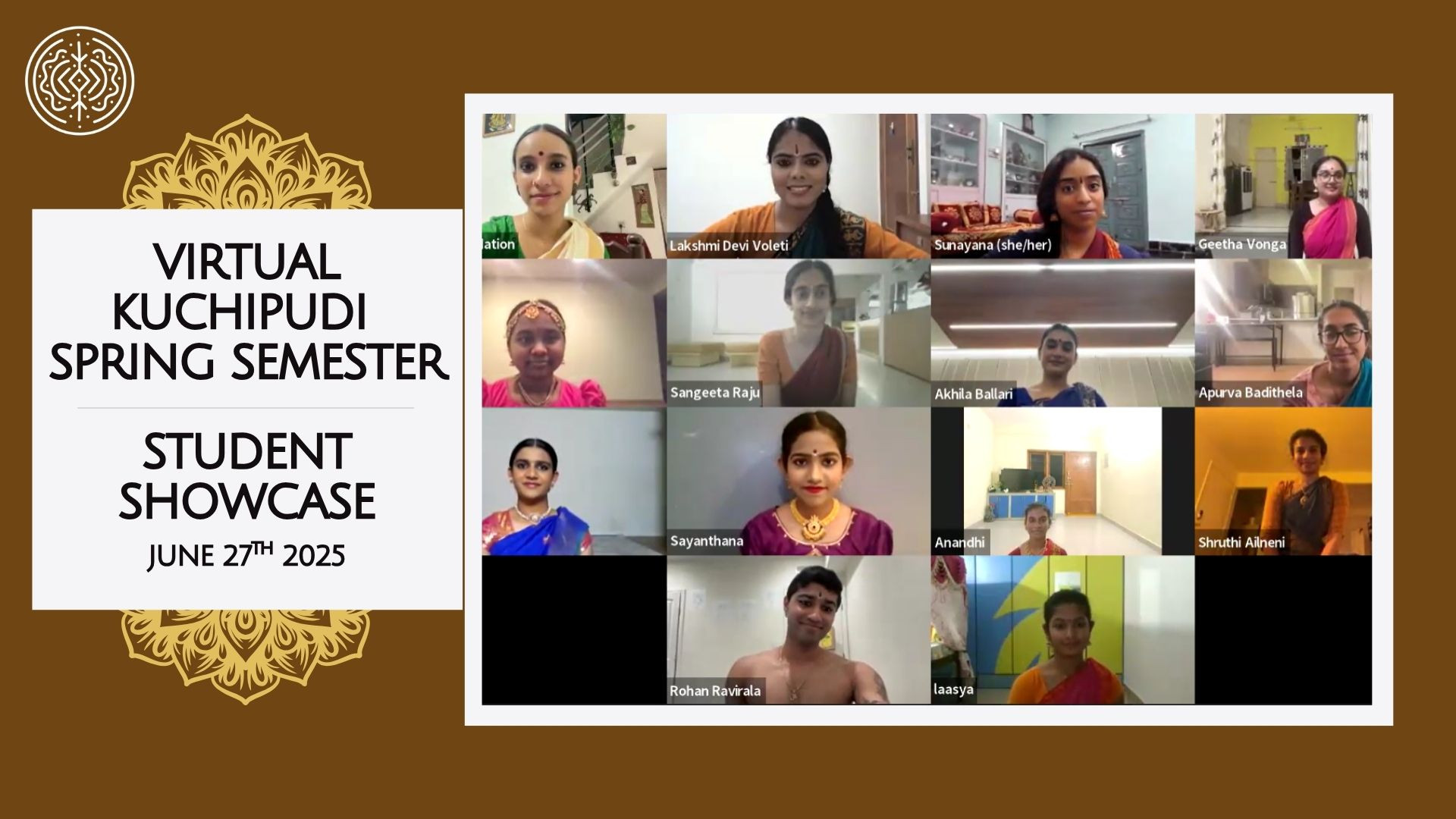 Kritya Virtual Spring Student Showcase 2025 (FREE ONLINE EVENT) | Kritya Foundation