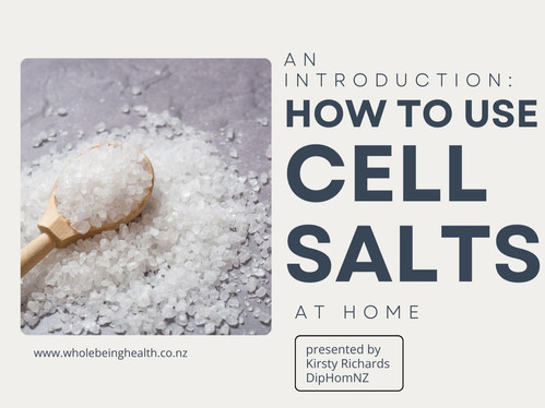 How to Use Cell Salts at Home Course | Wholebeing Health