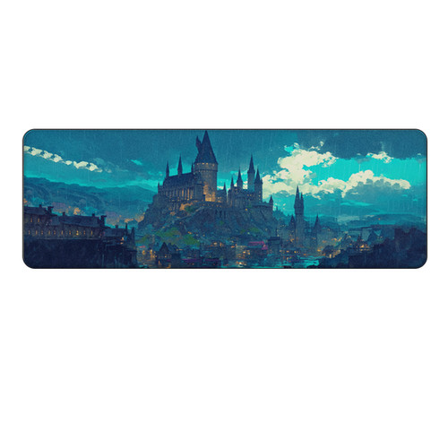 Mousepad XL 80X30 cm Rainy Hogwarts | Rocket Pads
