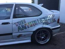 3 series e36 bmw compact rear top window spoiler lip kick ducktail ...