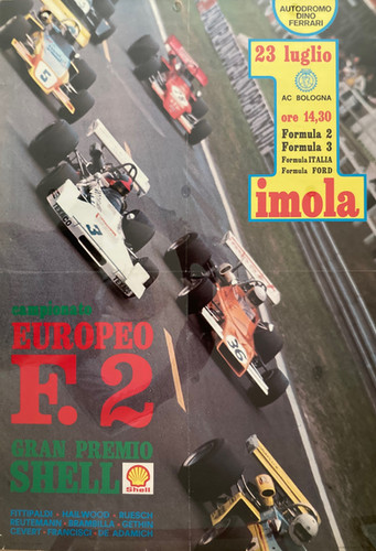 Original 1972 poster promoting F2 Championship Race at Imola | The ...