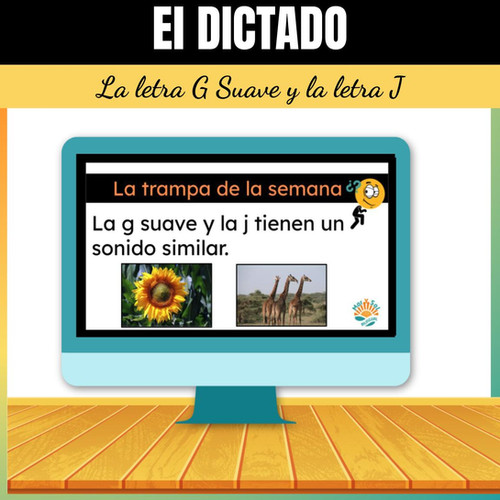 Spanish Phonics La letra G Suave y la letra J suave el Dictado Google ...