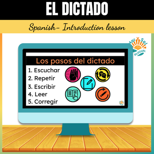 El Dictado Introduction writing instruction in Spanish | Mar Y Sol ...