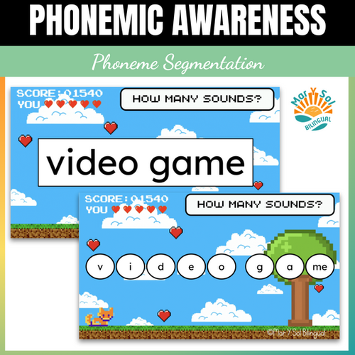 Phonemic Awareness activities Phoneme segmentation Google Slides ESL ...