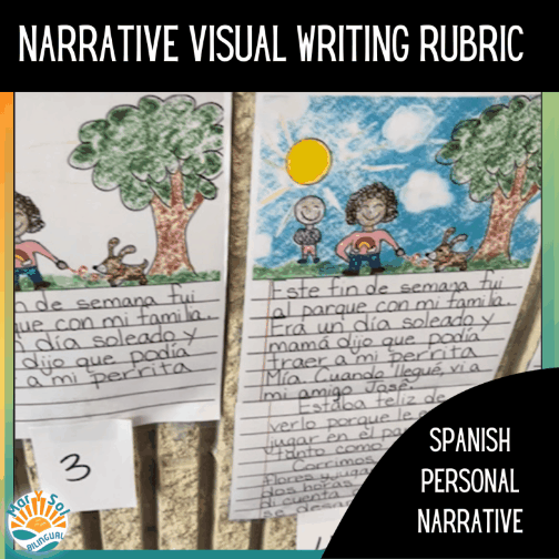 Personal Narrative Writing Visual Rubric Differentiated Papers Spanish ...