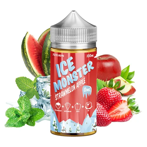 Ice Monster Strawmelon Apple 100ml 3 MG | vapercrewmx
