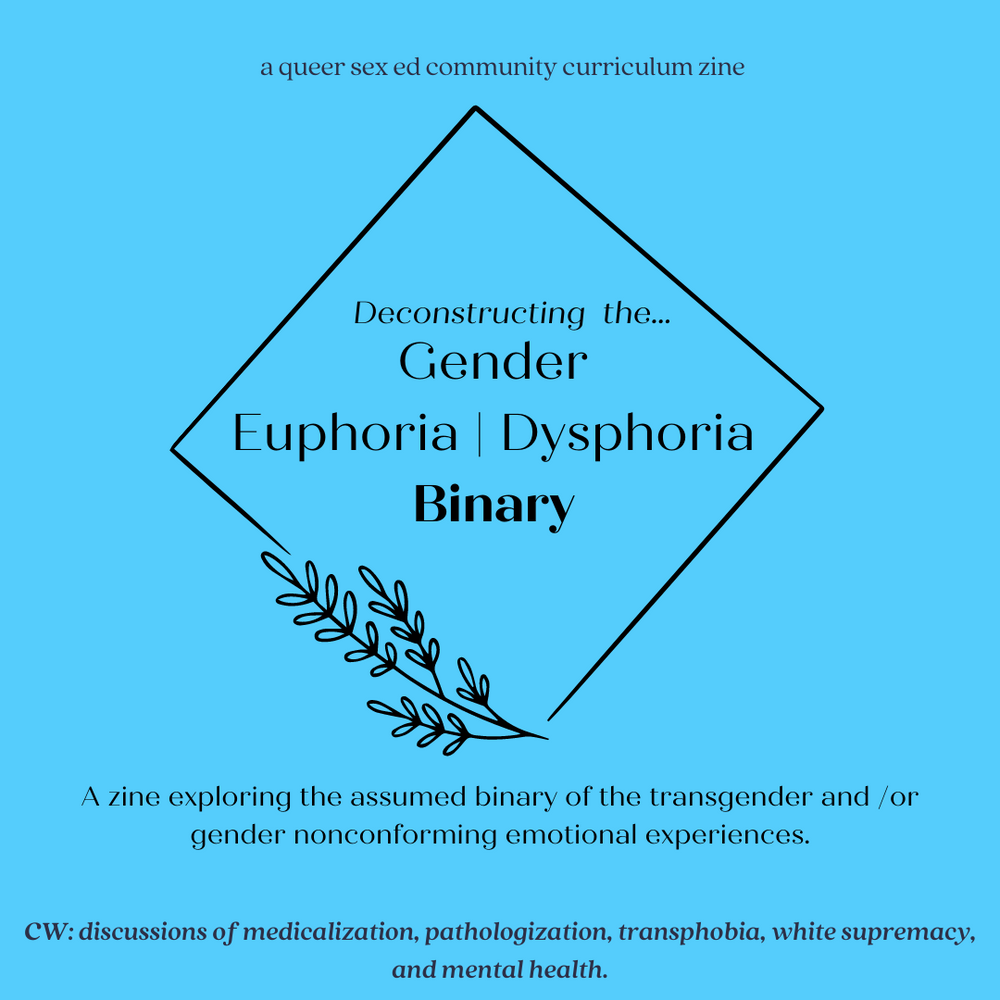 Deconstructing the Gender Euphoria/ Dysphoria Binary