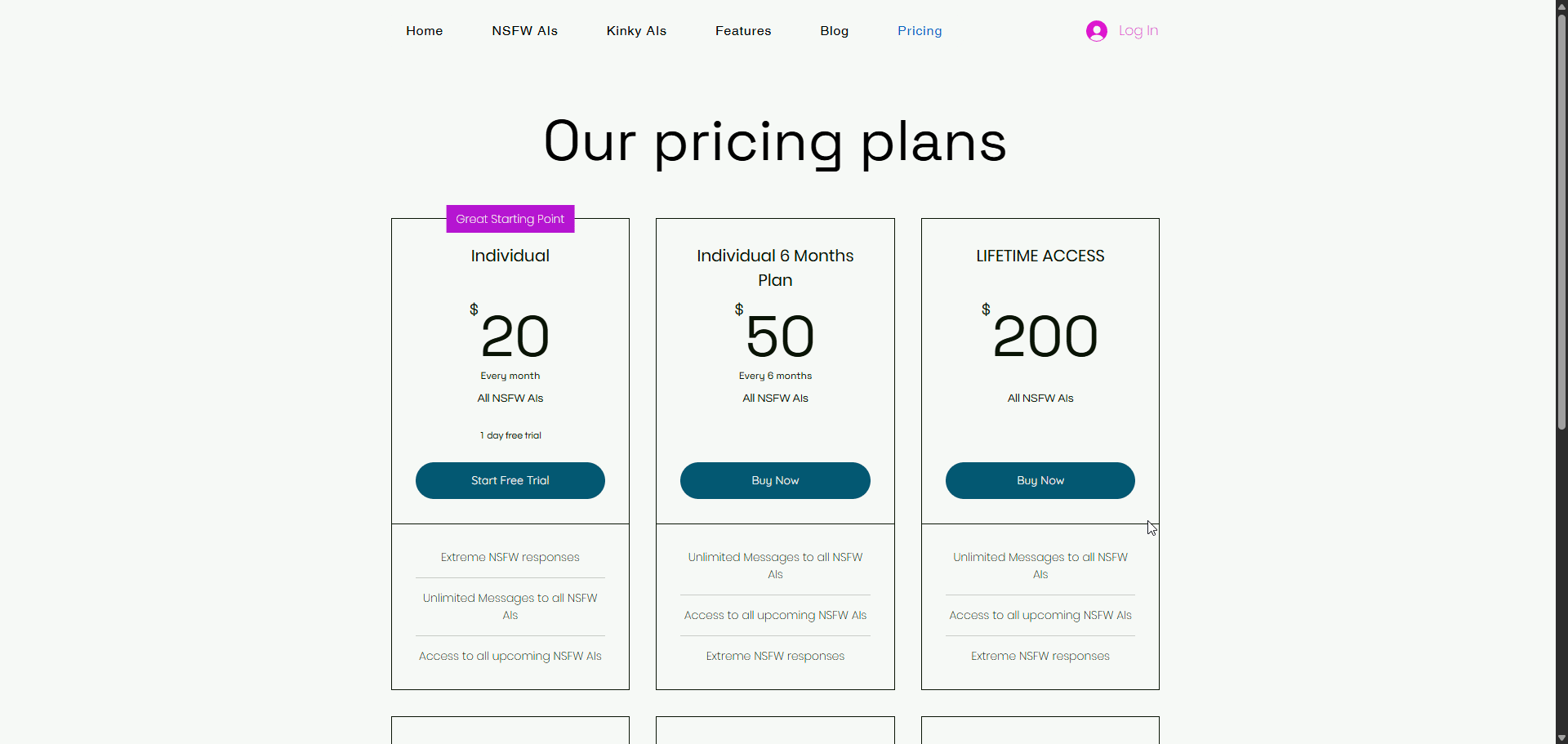 NSFW AIs LIFETIME ACCESS: 50% Off All NSFW AIs