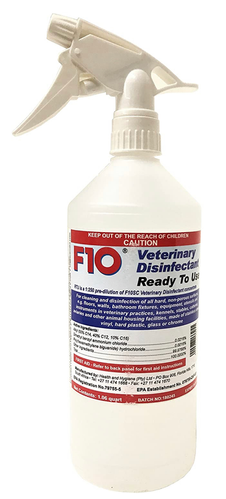 F10 Veterinary Disinfectant 1L Ready-to-Use by F10 SC | Tucson hedgehogs