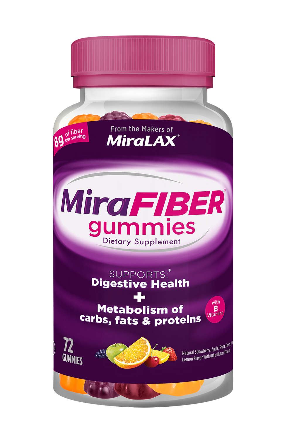 New MiraFIBER Gummies Supports Digestive Health | MiraLAX® | ntwc