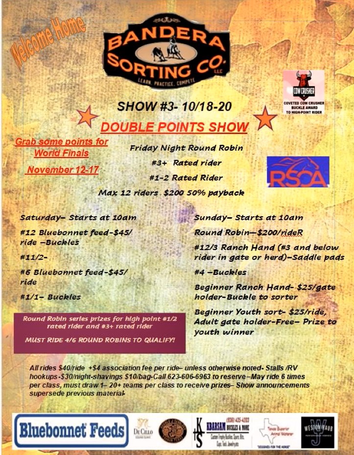 Events | RSOA Ranch Sorting