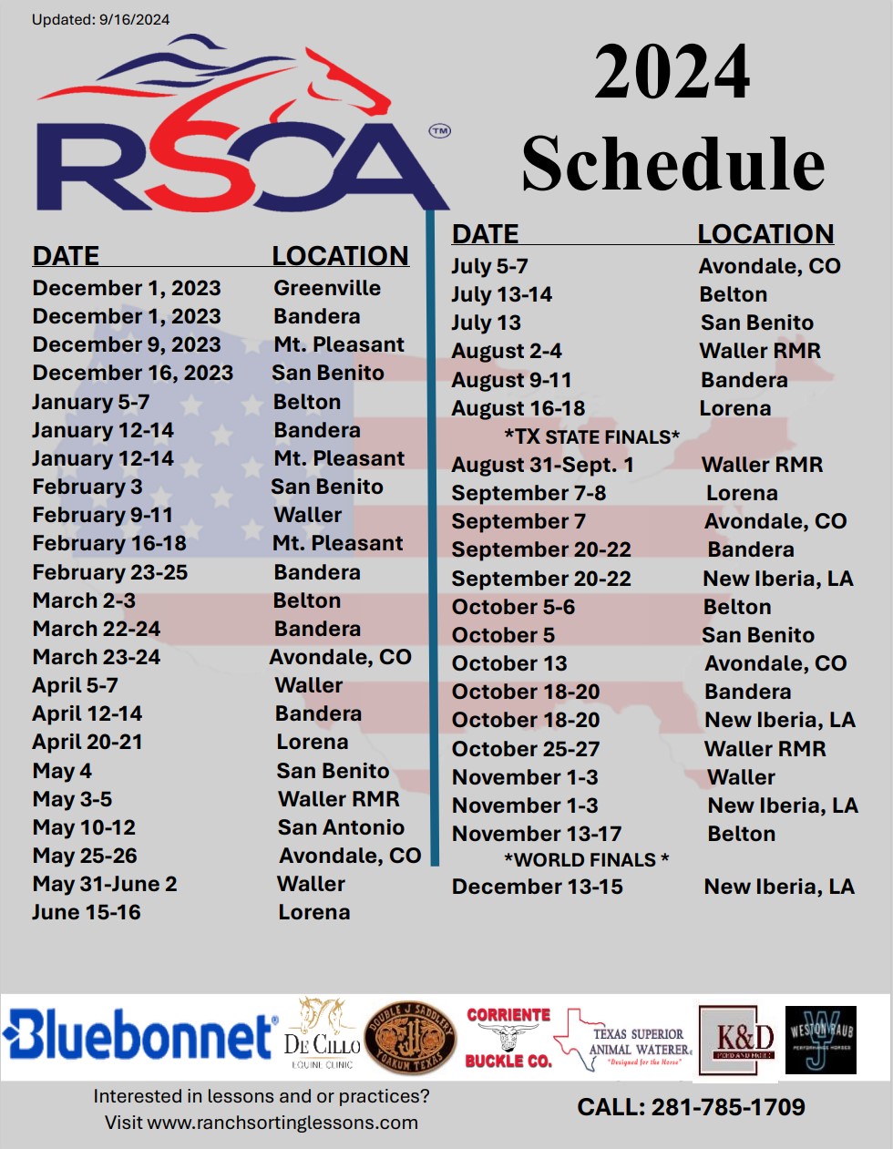 Events | RSOA Ranch Sorting