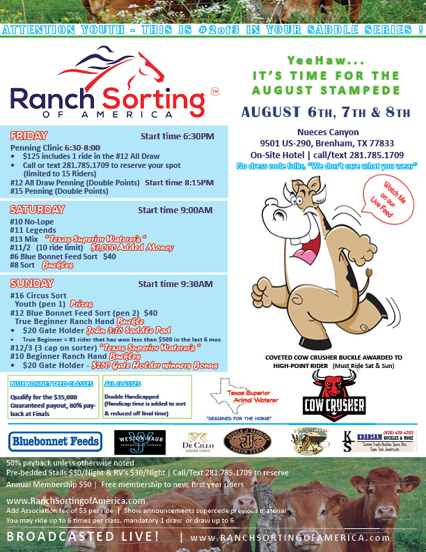 2021 Events | Ranch Sorting