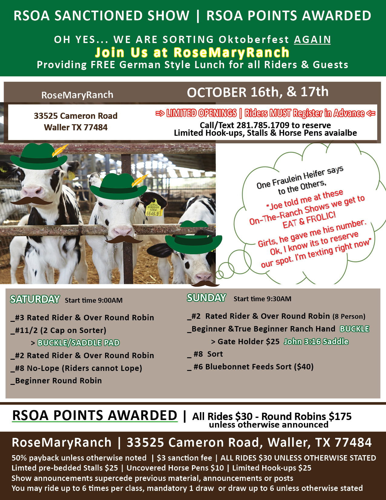 2021 Events | RSOA Ranch Sorting