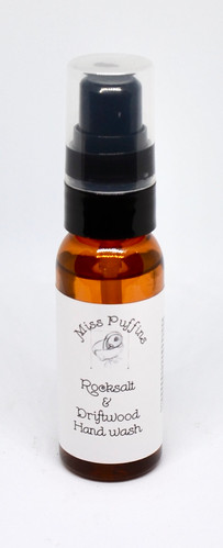 Mini hand wash: rock salt & driftwood | puffincroft