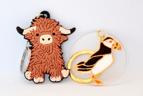 Highland Cow key ring | puffincroft