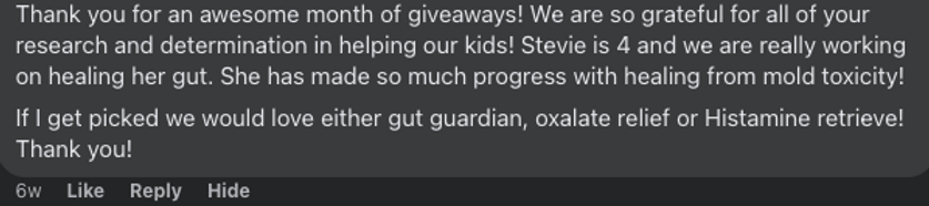 Supplements Feedback | Researched Elements