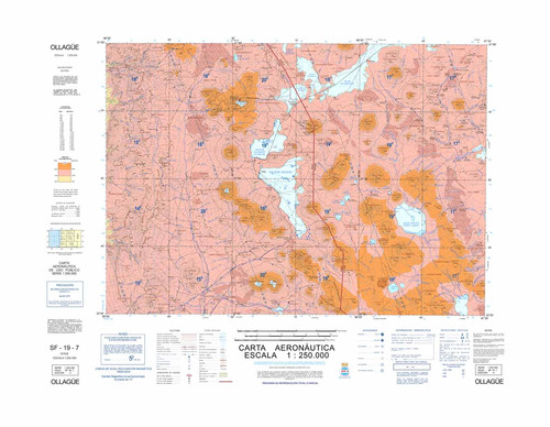Carta Ollagüe 1:250.000 | AeronauticalSupplies