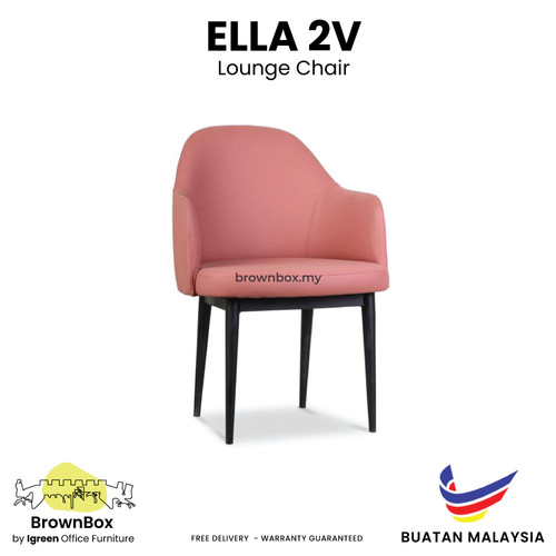 Ella 2V Luxury Lounge Chair (4 Leg Base) Malaysia | Brownbox.my