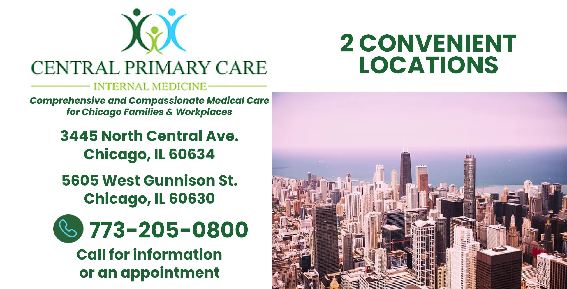 Locations | Central Primary Care | Chicago