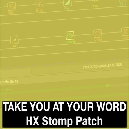 Take You At Your Word // Cody Carnes // HX Stomp Patch | Joey Cobra