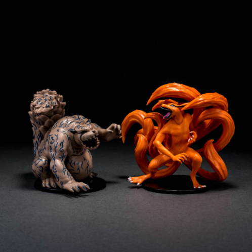 Naruto - One Tailed Shukaku, Nine Tailed Kyuubi (Action Figure) | home