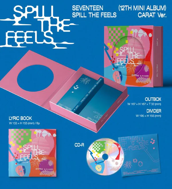 SEVENTEEN 12th mini album SPILL THE FEELS [Carat ver] | KPOPJOAYO