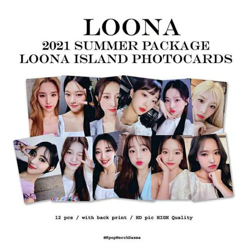 LOONA 2021 Summer Package LOONA Island POB Photocard | KPOPJOAYO