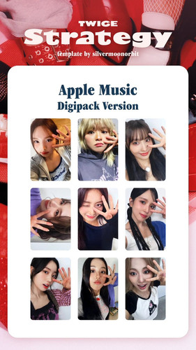 TWICE STRATEGY Applemusic POB Photocard Digipack ver | KPOPJOAYO