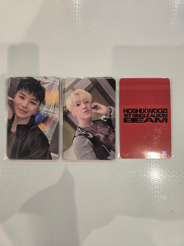 HOSHI X WOOZI (SEVENTEEN) BEAM Soundwave Lucky Draw Photocard | KPOPJOAYO