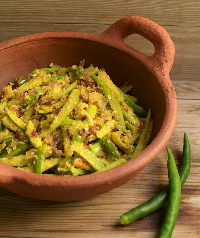 Goan Tendli (Ivy gourd) Vegetable with Coconut