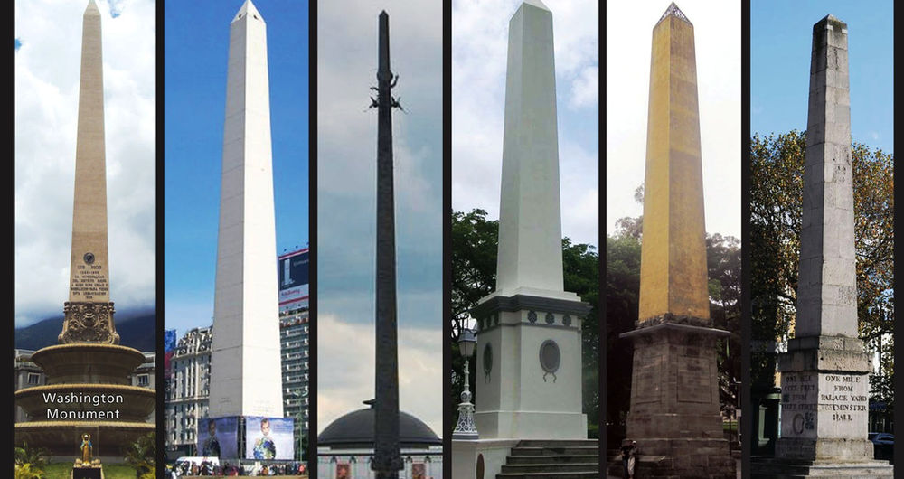 123 Historical Obelisks around the World