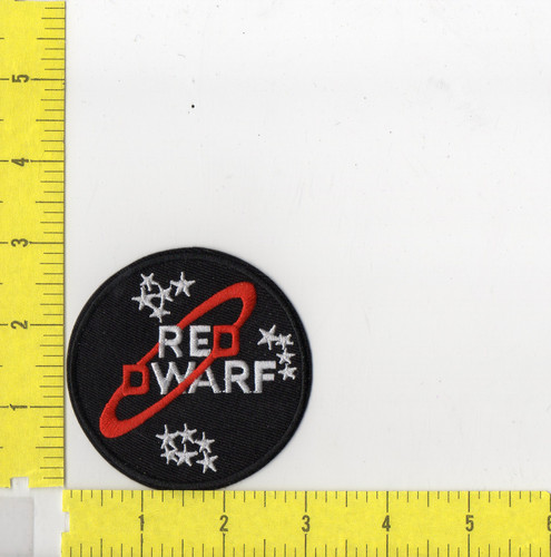 Red Dwarf BritishTV Series Logo Patch | Grreat Entertainment
